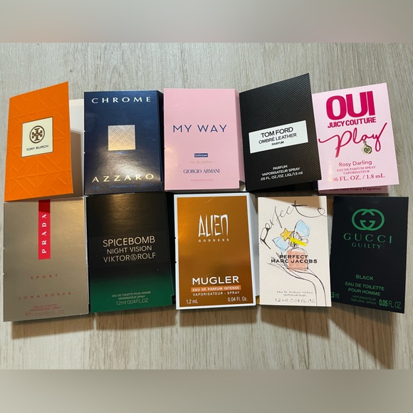 Prada | Other | Luxury Deluxe Perfume And Cologne Sampler | Poshmark
